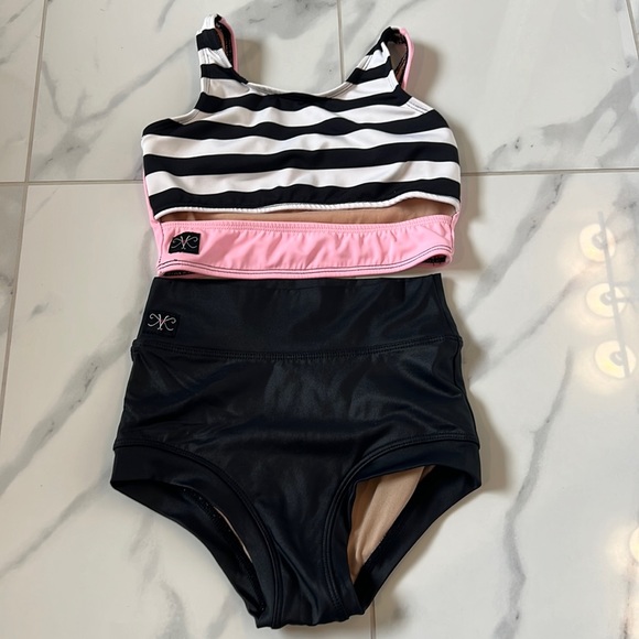 Kandi Kouture Costumes Kandi Kouture Dance Pink Stripe Peekaboo